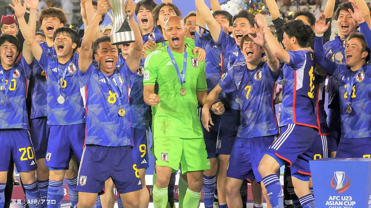 GK小久保玲央ブライアン「大丈夫 ！ お前なら止められる」仲間の言葉信じ殊勲のPK神セーブ ！ 【U23サッカーアジア杯決勝】 | TBS NEWS DIG