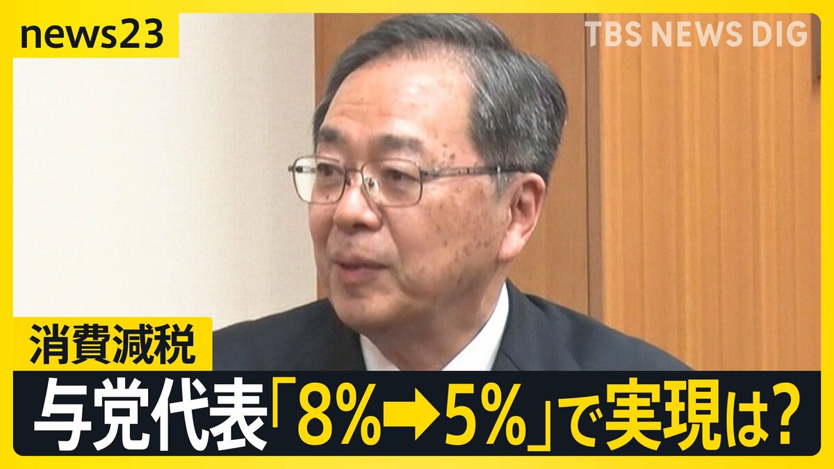 消費減税 公明から“食料品8%→5%の案”も自民は否定的 森山幹事長「政治生命をかける」なぜ慎重？【news23】 | TBS NEWS DIG (4ページ)