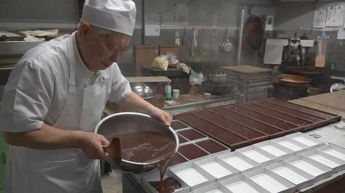 「こたつでミカン？それとも水ようかん？」石川・輪島市で冬の名物 水ようかんづくり最盛期 | TBS NEWS DIG