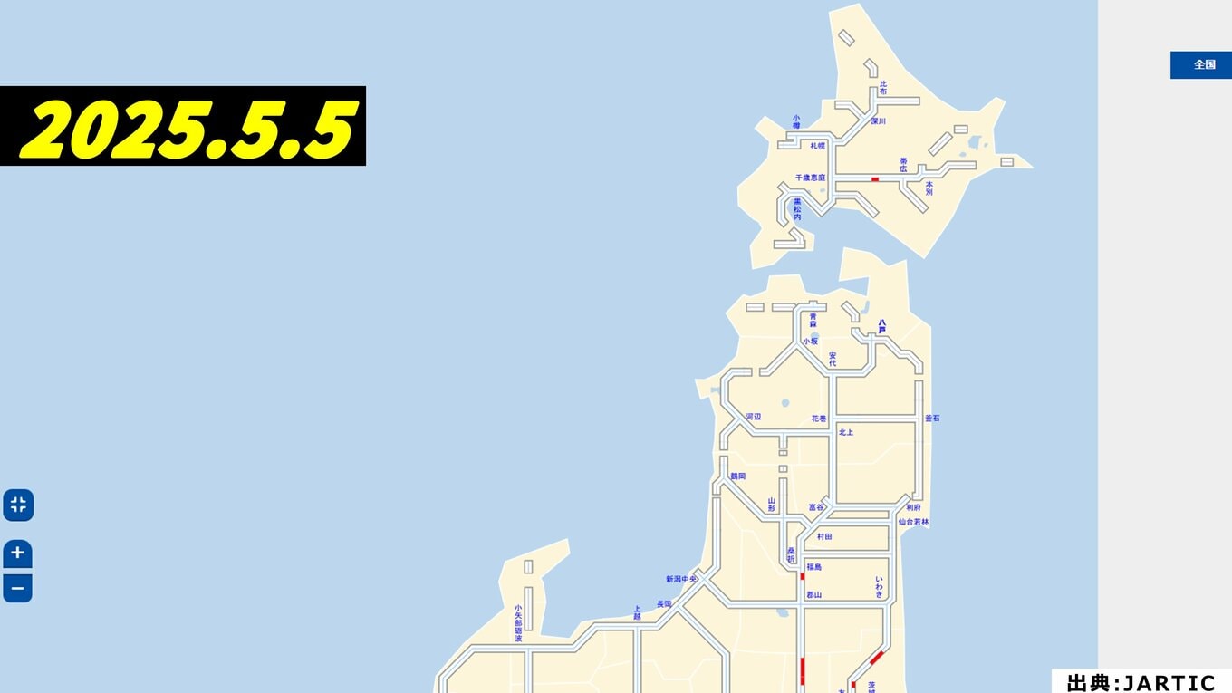【GW 渋滞予測 地図あり】今日はどこが混雑?下りピーク続き最大45km…NEXCO東日本～中日本～西日本【東北道 常磐道 中央道 首都圏 東名 名神 近畿道 山陽道 中国道 松山道 九州道 ...