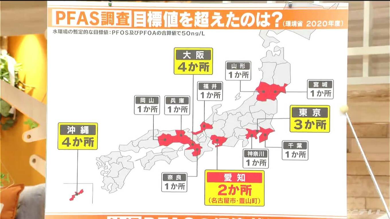 毒性が指摘される「PFAS（ピーファス）」 フライパン・洗剤・衣類など身近なところにも… 日本各地で検出 なぜいま注目される？ | TBS NEWS DIG (2ページ)