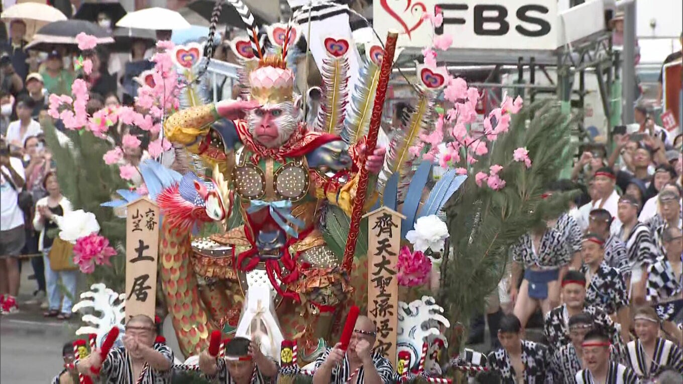 【博多祇園山笠】追い山笠ならし 今年の一番山笠は東流 | 福岡のニュース｜RKB NEWS｜RKB毎日放送