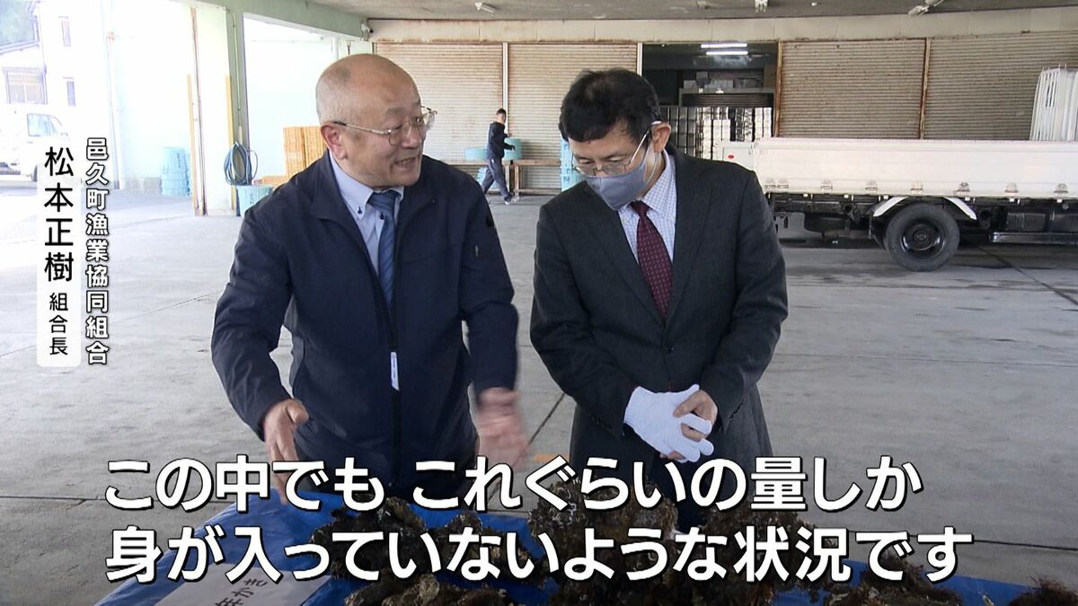 養殖カキ大量死 水産庁長官らが瀬戸内市邑久町の漁業協同組合などを現地調査 「2年・3年もの」の9割が死滅【岡山】（RSK山陽放送）｜dメニュー ...