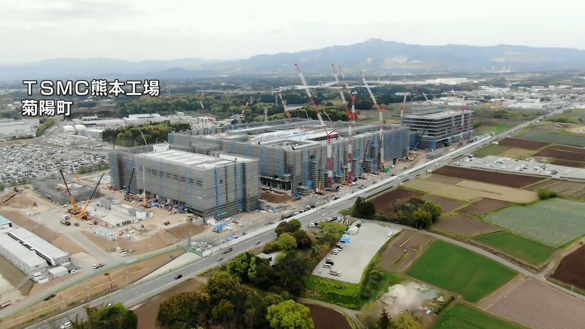 TSMCの進出に伴う熊本県内への経済波及効果『6兆9000億円』に上方修正 三菱電機やソニーグループなどの工場新設が要因 | TBS NEWS DIG