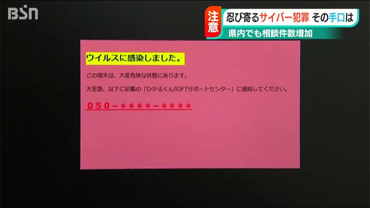フィッシング詐欺にサポート詐欺…新潟県警が教える“サイバー犯罪の手口”「ネット空間は常に危険と隣り合わせ」 | TBS NEWS DIG (3ページ)