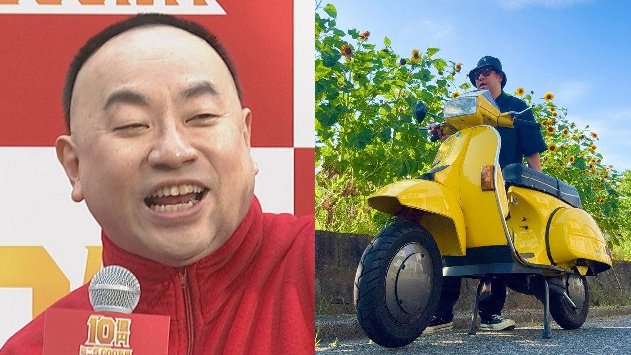 【レイザーラモンRG】黄色ベスパ＆ひまわり畑を投稿 ファンからは「黄色黄色ステキですー」 | TBS NEWS DIG