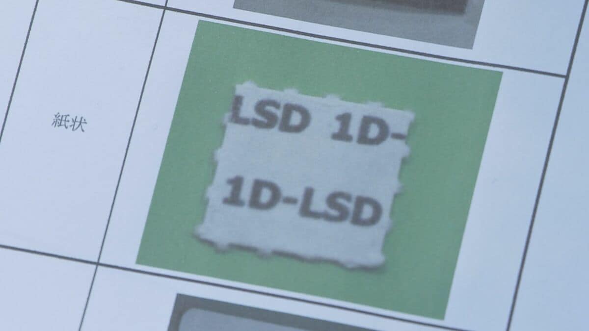 「1D-LSD」と呼ばれる物質を「指定薬物」とすることを承認 厚労省の専門部会 来月11日にも所持・使用・販売が禁止に | TBS NEWS DIG