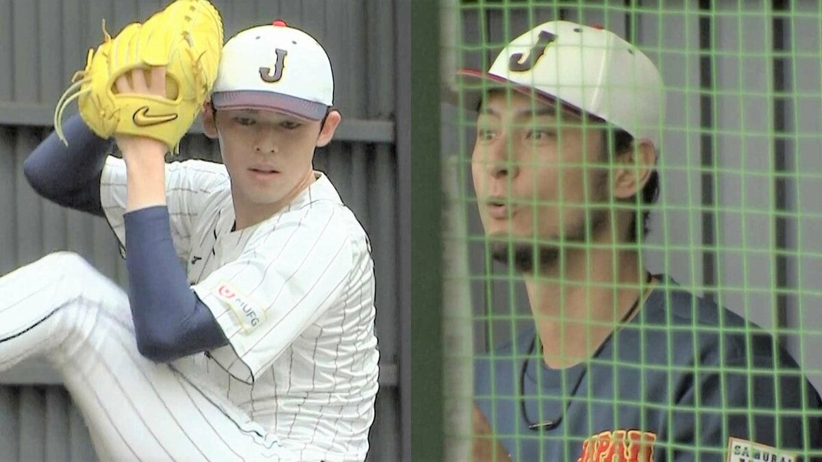 佐々木朗希が初ブルペン、ダルビッシュらの視線に「すごく力が入り緊張した」甲斐「持ってるものはすごい」【WBC】 | TBS NEWS DIG