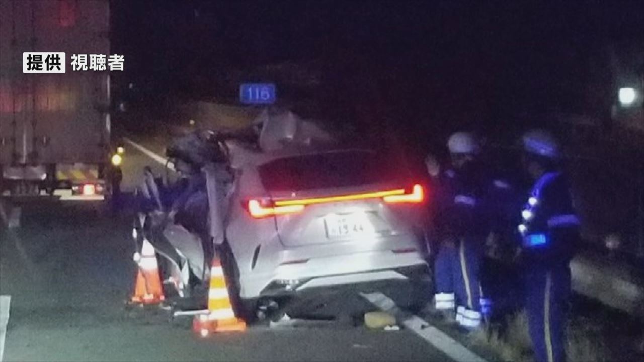 中央道 下り・甲府昭和ICー双葉JCT 通行止め28日午前0時〜3時まで 警察が死亡事故の実況見分 （UTYニュース）｜dメニューニュース（NTTドコモ）