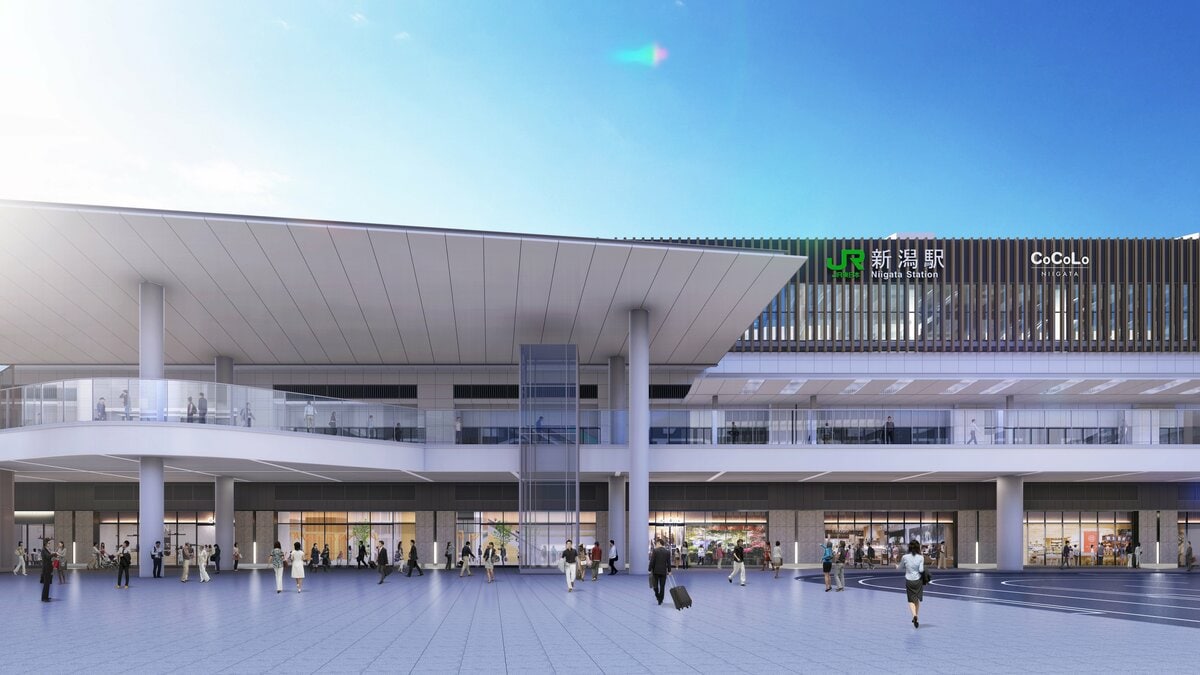 「新潟の玄関口として街の流れを変えたい」JR新潟駅に約170店舗が入る“新しい駅ビル” 2024年春に誕生へ | TBS NEWS DIG