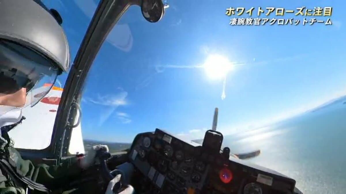 ブルーと違う面白さ…海自敏腕教官アクロバットチーム「ホワイトアローズ」展示飛行に密着 | TBS NEWS DIG