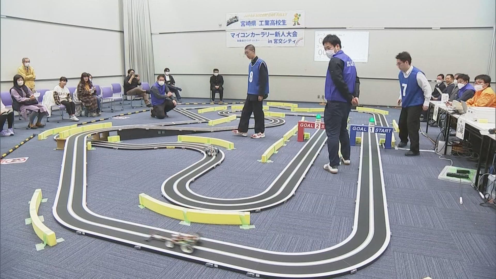 工業高校の生徒が製作 マイコンカー大会 | TBS NEWS DIG