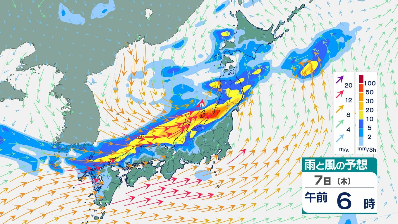 【北陸地方】「線状降水帯」発生のおそれ 新潟・富山・石川で1時間50ミリの激しい雨、土砂災害に厳重警戒【雨と風のシミュレーション】大雨災害発生 ...