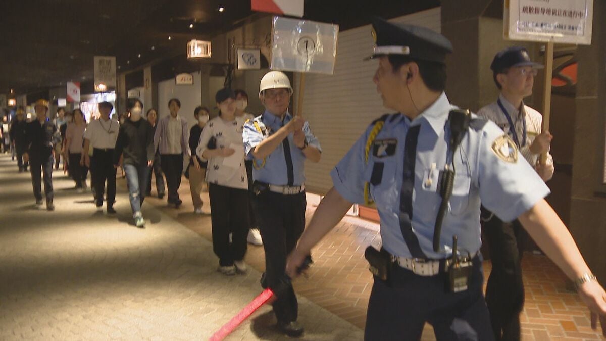 天神地下街で避難誘導訓練 大雨による浸水被害を想定 福岡市（RKB）｜dメニューニュース（NTTドコモ）