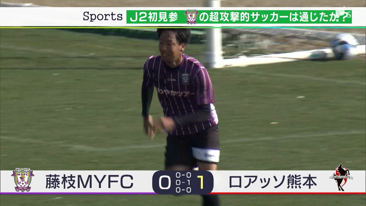 終始攻め続けるも決定力に課題…J2藤枝MYFC 昨季J2 4位の熊本と練習試合【キャンプ便り】 | TBS NEWS DIG