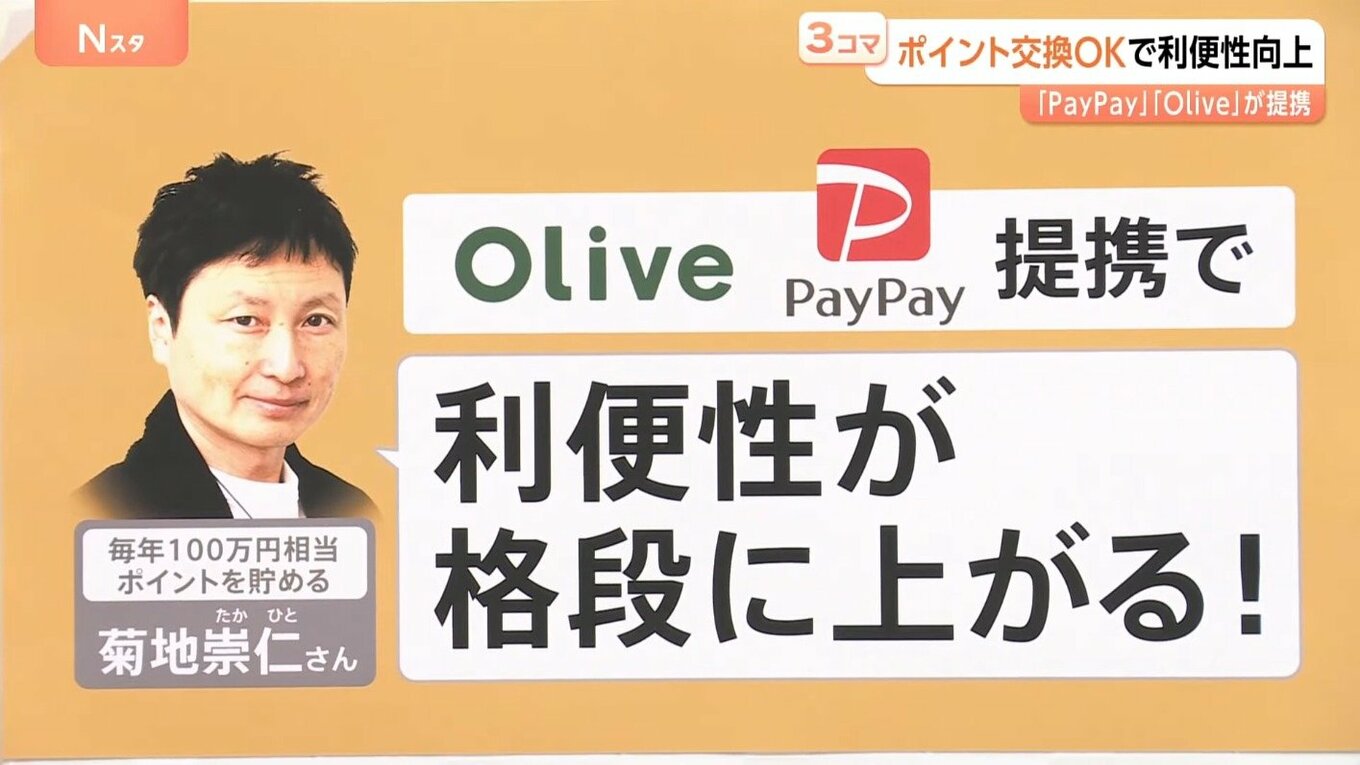 PayPayとOliveが提携「ポイント経済圏」新連合、ポイント交換OKで利便性向上 「囲い込み」激化【Nスタ解説】 | TBS NEWS DIG (2ページ)