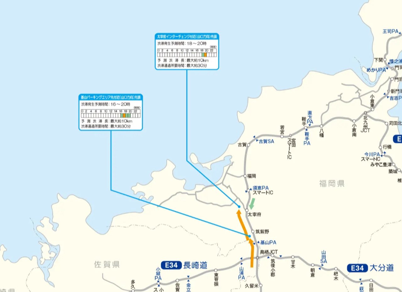 【お盆 高速道路 渋滞予測2025】混雑するのはどこ？8日は秦野中井IC付近や旧山科BS付近で最長30キロ 東北道～関越道～中央道～東名～名神～中国道～山陽道～九州道【NEXCO東日本・中日本 ...