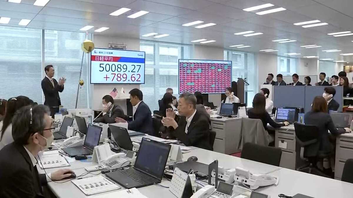 「実感湧かない」「賃上げに繋がる」史上初の日経平均株価5万円台 高市政権”ガソリン減税”に期待の声も運送会社は冷静（RKB）｜dメニューニュース（NTTドコモ）